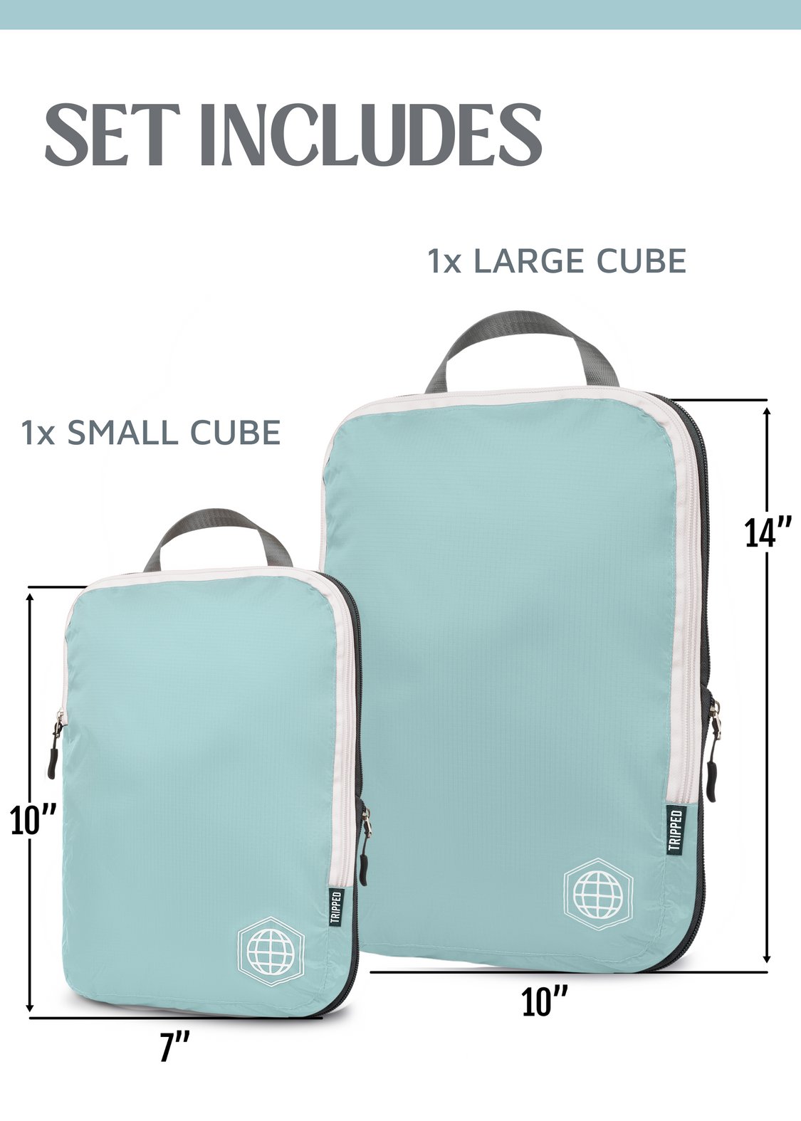 Packing Cube Set: Smart Travel Storage | Tripped Travel Gear