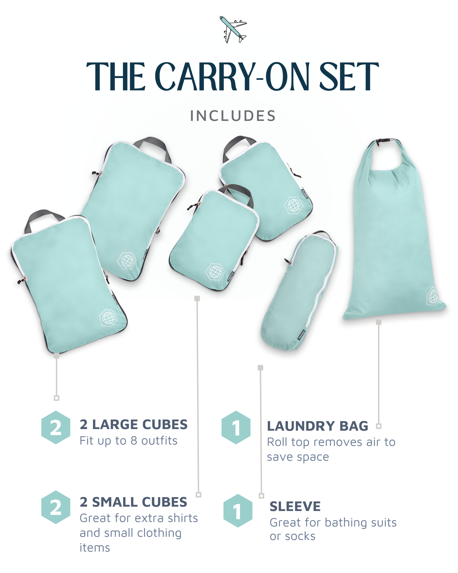 Compression Packing Cubes for Travel Essentials – Tripped Travel Gear
